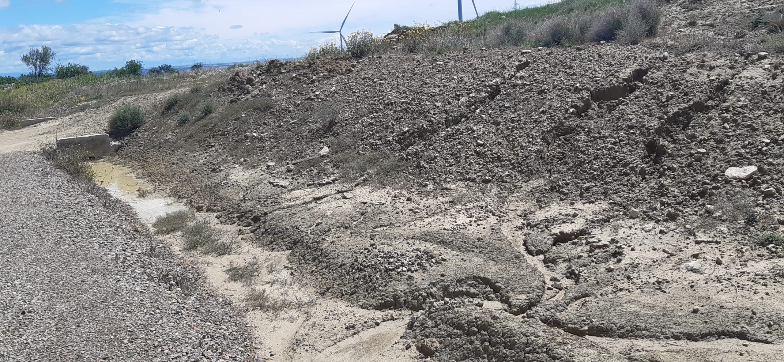 Controles de explotación: erosión de taludes y obras de drenaje
